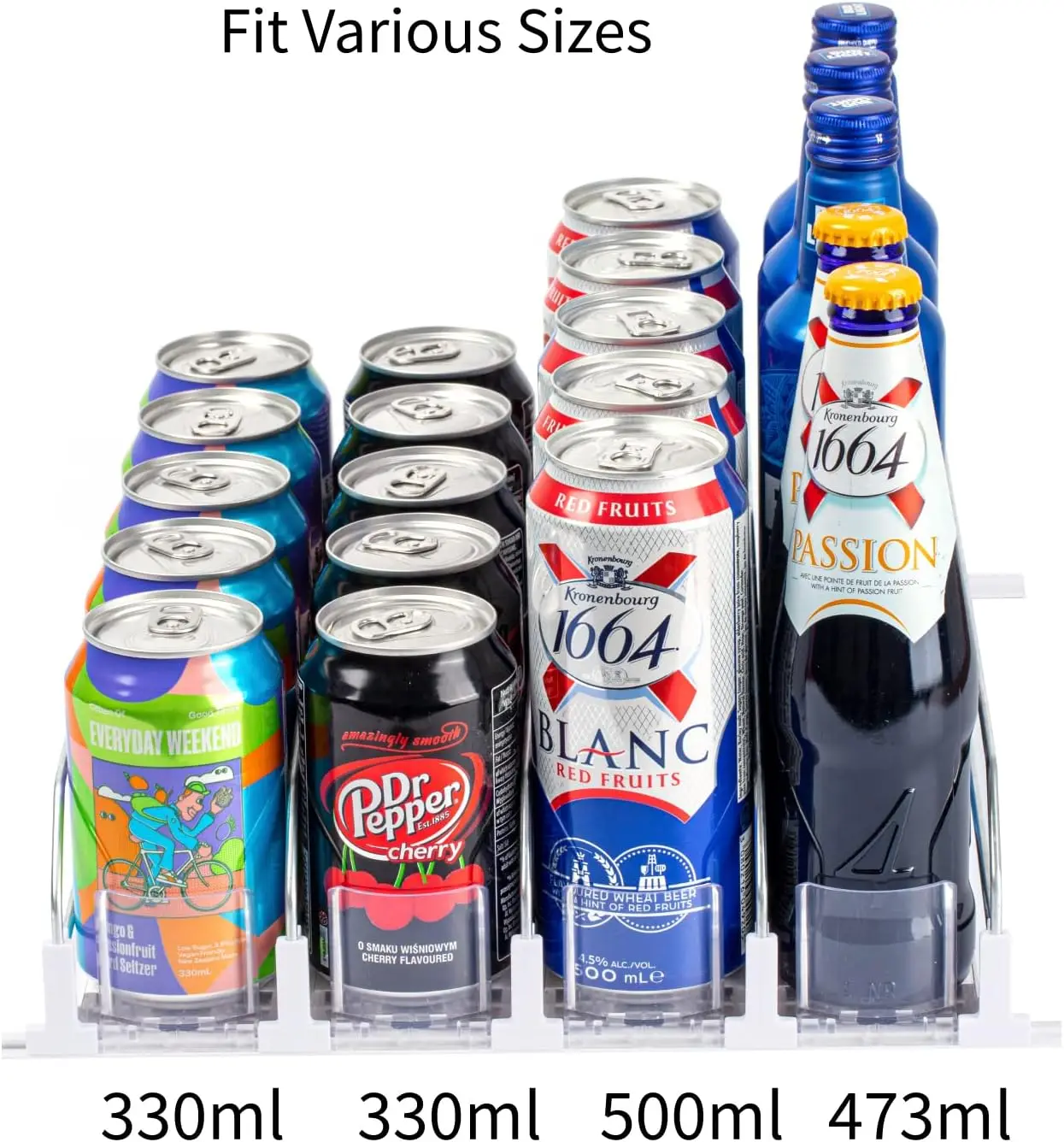 Optimize Your Fridge Space with Automatic Pusher Glide Drink Dispenser