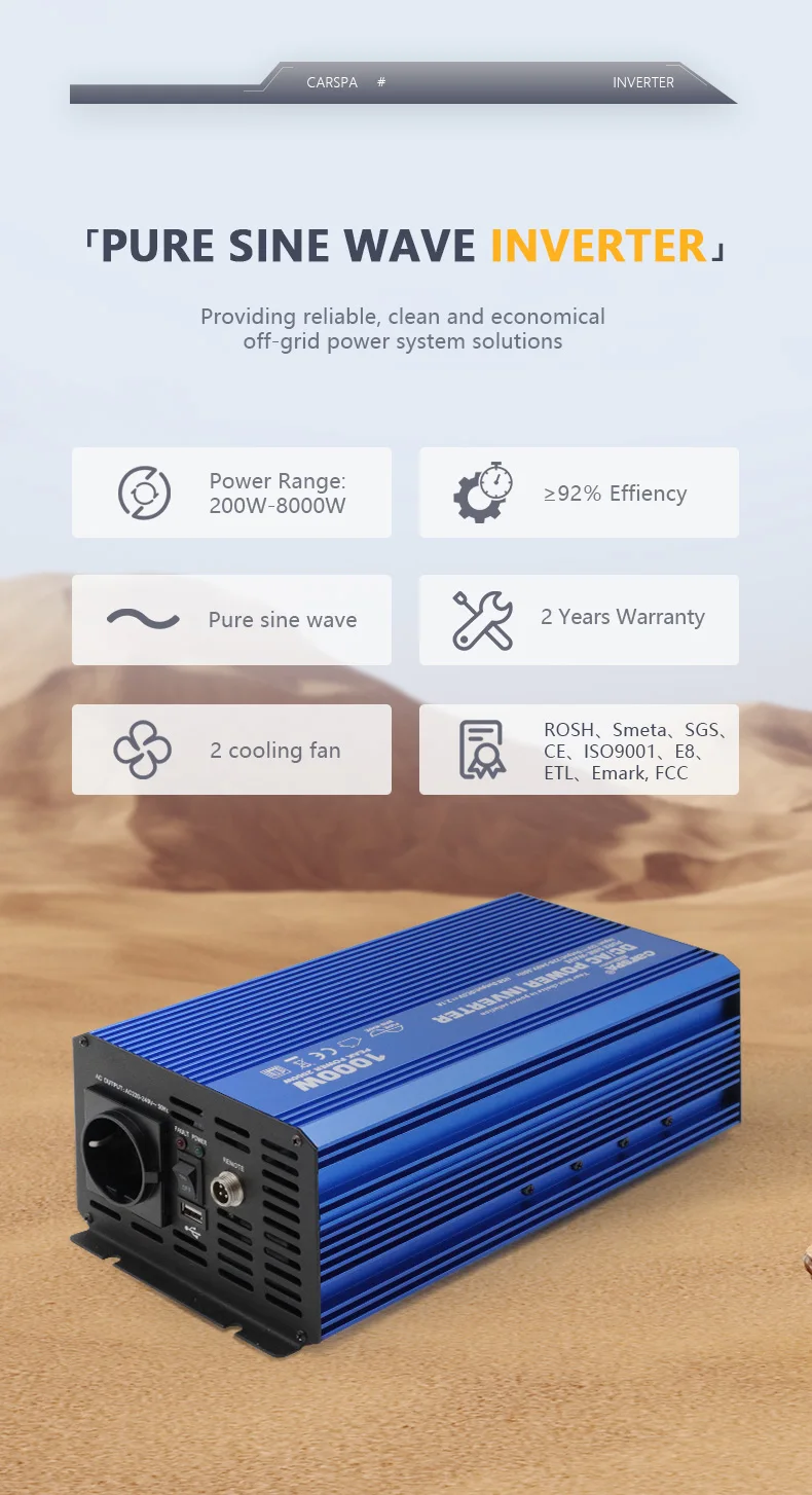 200W-8000W Inverter - Reliable DC to AC Power Conversion