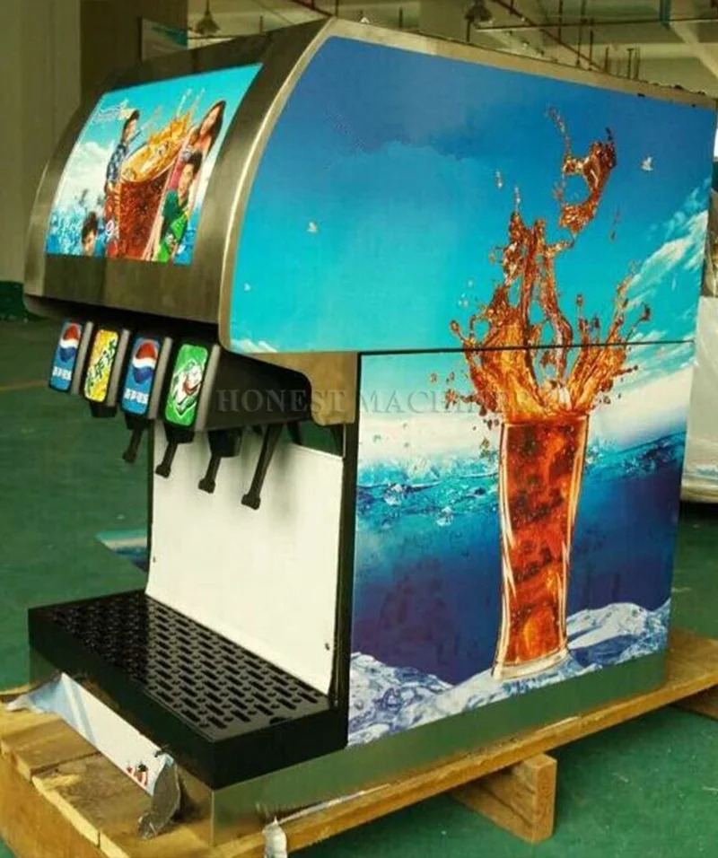 Easy Operation Frozen Drink Machine / Soda Machine Dispenser Commercial ...