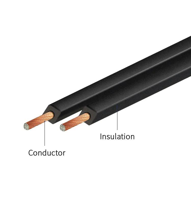 NEMA IEC 3ft C7 1Meter Black PVC Pure Copper Power Cord Cable Wire Line ...