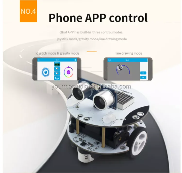 Steam Education Toys Small Unassembled Graphical Programming Robot Car ...