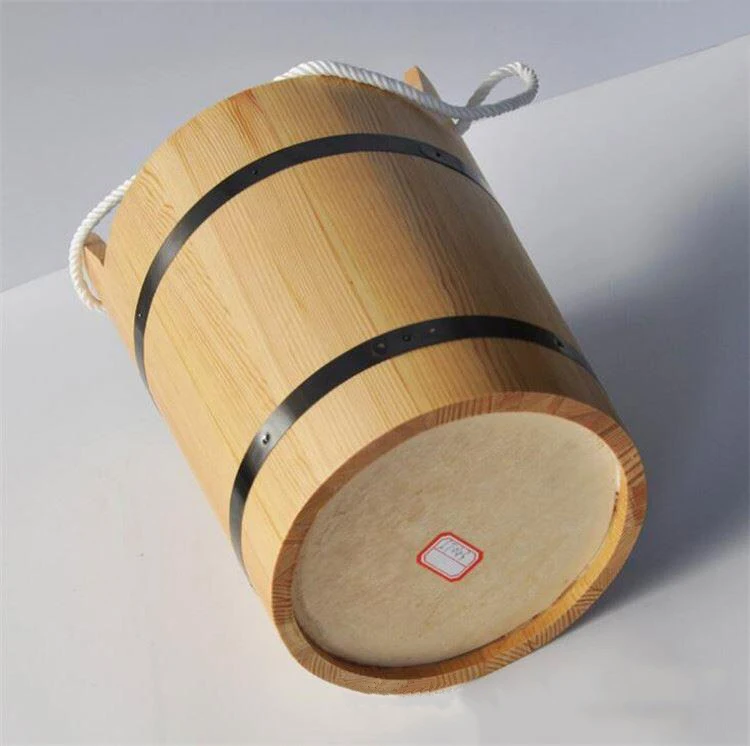 Wooden Barrel Cooler Wood Ice Bucket Wooden Ice Cooler With Plastic ...
