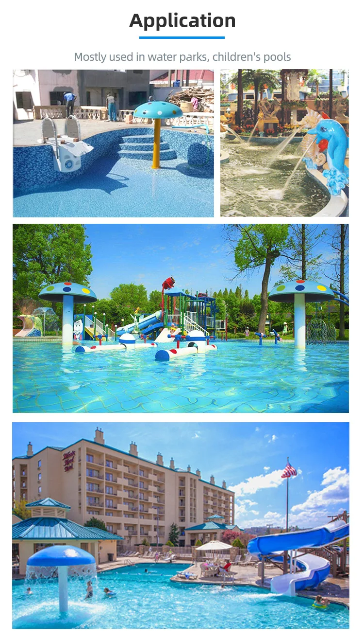 Fiberglass Water Park Mushroom - Durable & Fun Swimming Pool