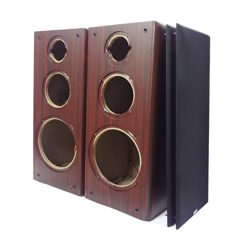 OEM ODM 8 Inch Bookshelf Wood Speaker Box Case - DIY Wooden Loudspeaker ...