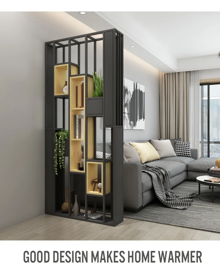 Light Luxury Living Room Metal Partition - Modern Divider & Creative ...