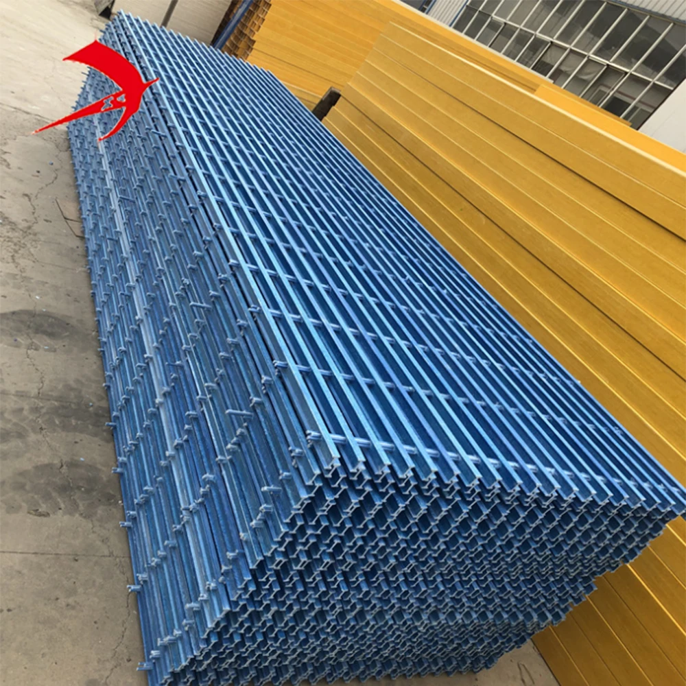 Fiberglass Plastic Floor Gridfloor Grating With Grit