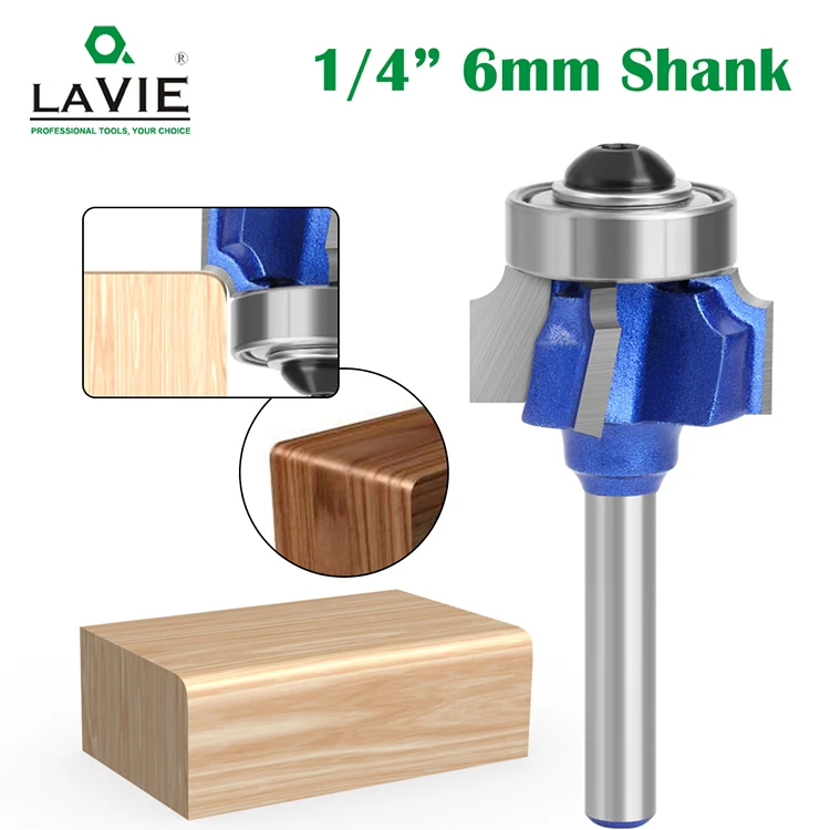 LAVIE 6mm 1/4 Shank High Quality 4 Flutes Router Bit Set Woodworking ...