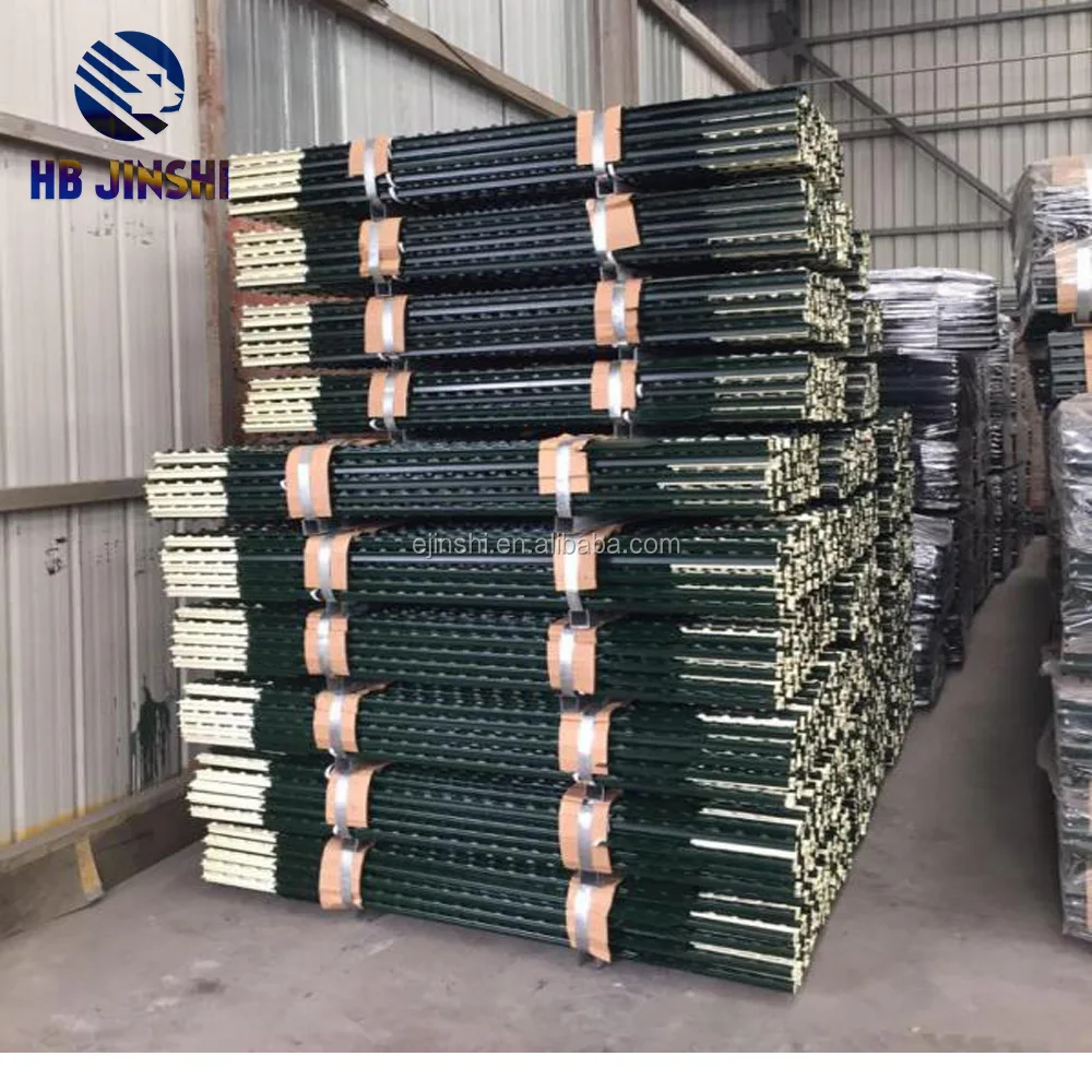 7ft Studded T Type Steel Fence Posts for Sale - Durable & Eco-friendly
