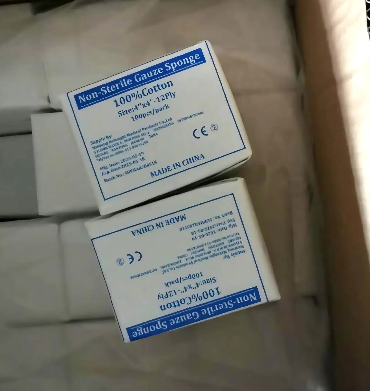 Sterile X-ray Detectable Gauze Sponge Swab Gauze Compress - Buy Medical ...