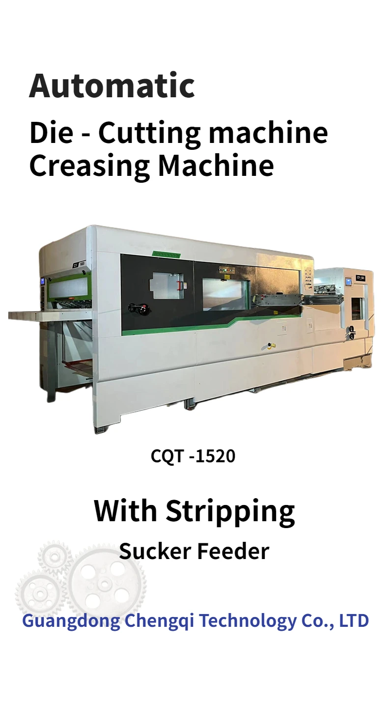CQT-1520 Automatic Die Cutter (with Stripping) Creasing and Die Cutting ...