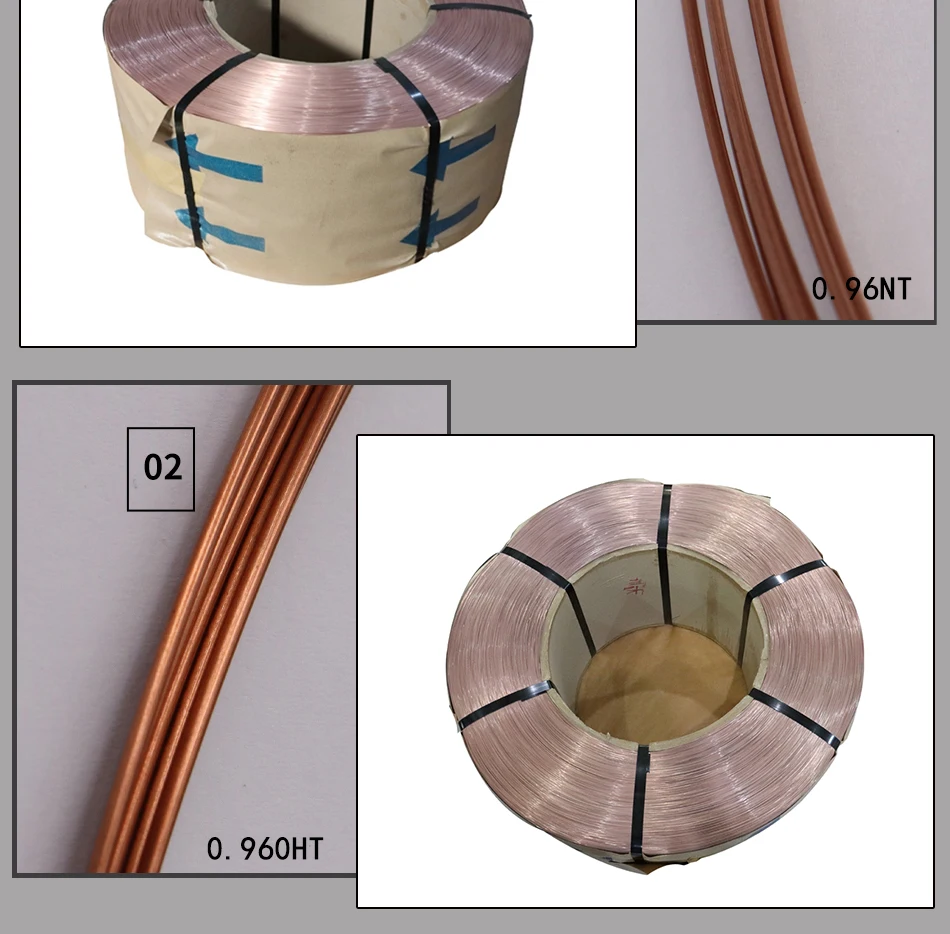 Bronze Coated Tire Bead Wire For Tire Reinforcement 0.89mm 0.96mm Nt/ht ...