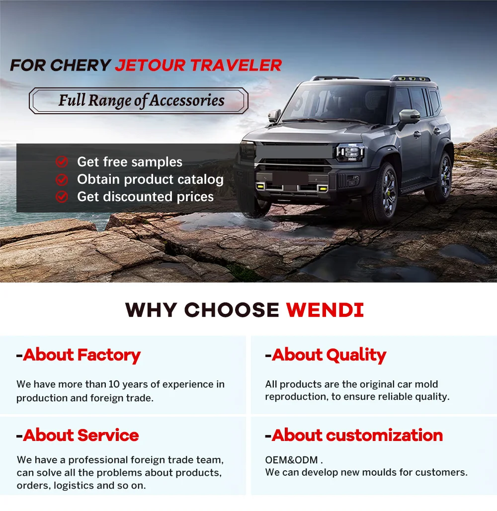 Traveller Body Kit Car Accessories Door Trim Guard Cover Side Skirts ...