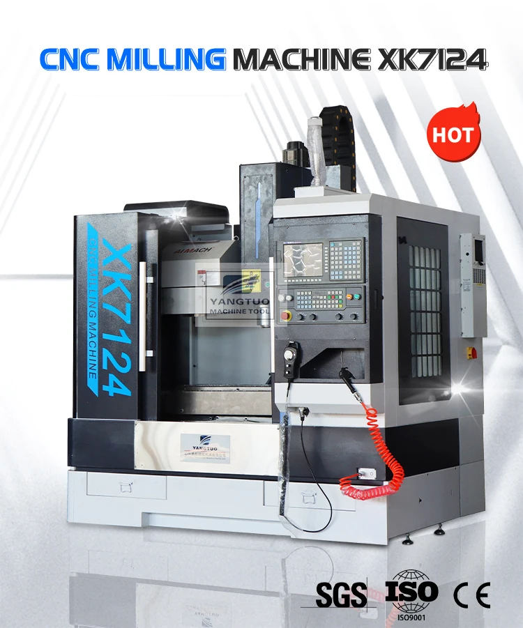 Small 5 Axis CNC Milling Machine XK7124 - Versatile & Precise