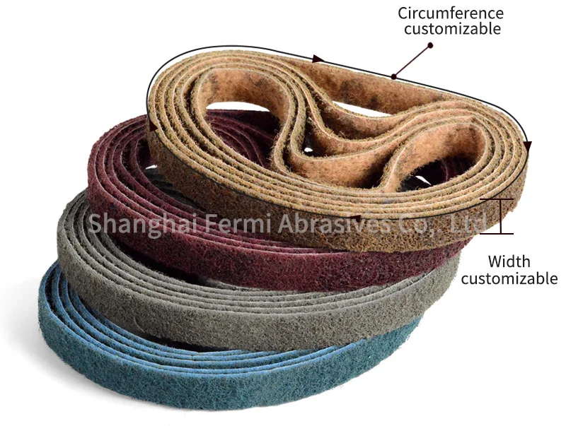 FM Low Stretch Non-Woven Belts - Efficient Cleaning & Finishing