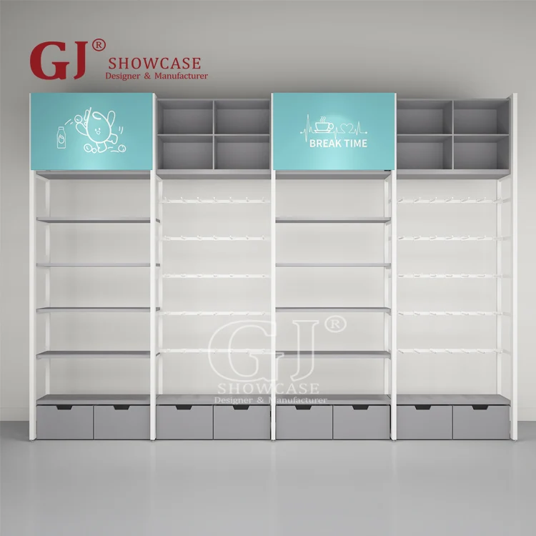 Custom NOME Style Modern Wood Display Rack for Retail