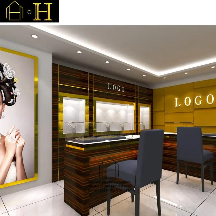 Luxury Modern Jewelry Shop Interior Design - SO-SA220817-11