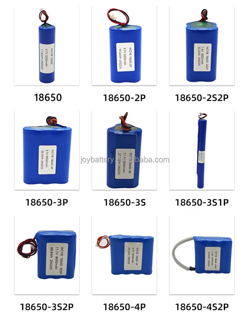 18650 21700 3S1P 3S2P 3S4P 4S2P 4S3P 4S4P 11.1V 12V 14.8V 7000mAh ...