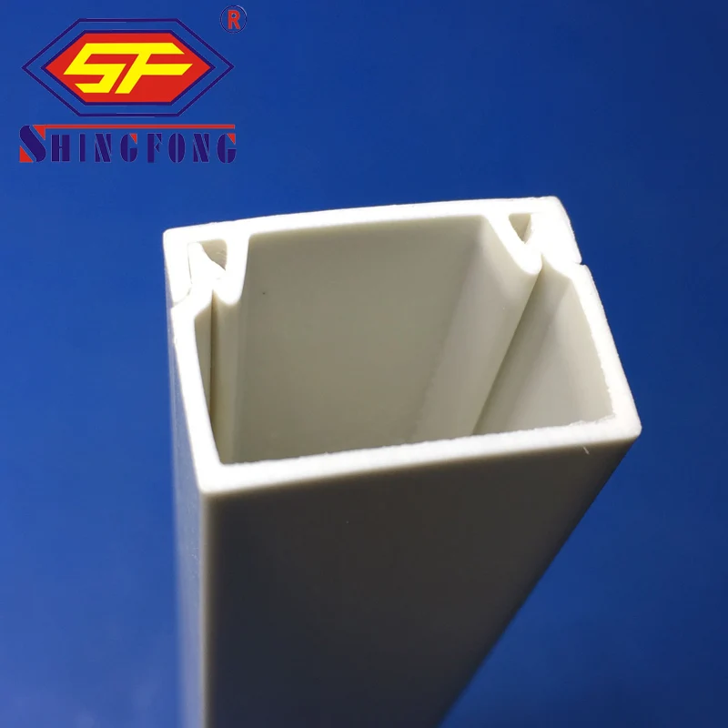 2024 Uganda Cable Trunking 50x50 75x75 100x50 Wall Thick Pvc Trunking ...