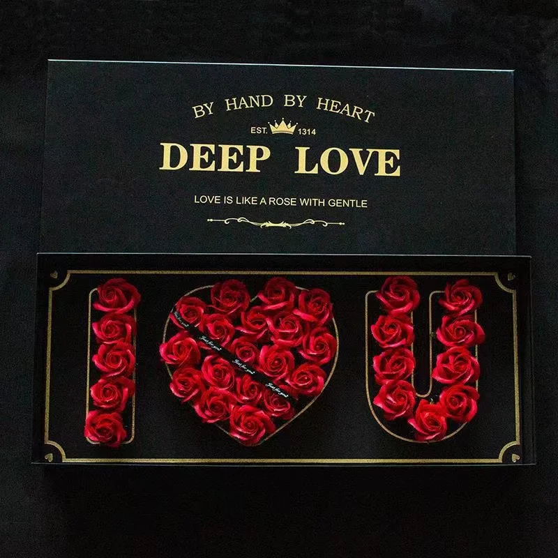 2024 Hot Sale Valentines Day T Artificial Soap Roses Flowers With