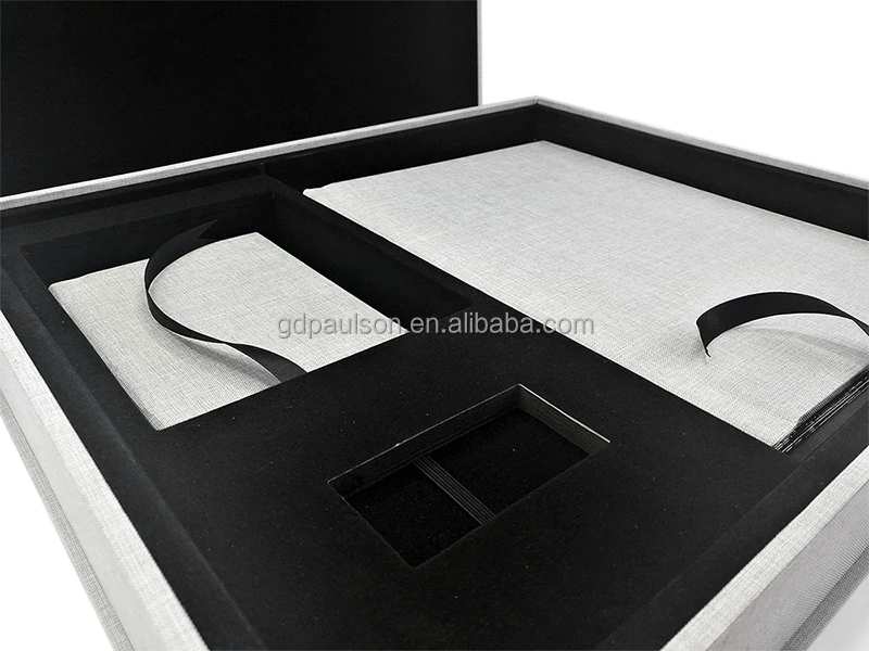 Factory Customized A4 And A6 Photo Album And Presentation Box With Usb ...