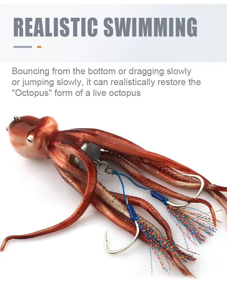 Artificial Swimbait Tuna Lures Jig Elastic Rubber Squid Skirts Soft ...