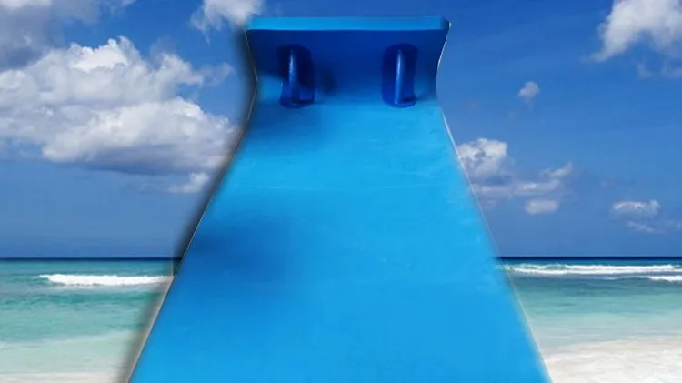 Water Sliding Mat Racer Mat Without Handlebar - Buy Eva Foam Waterslide ...