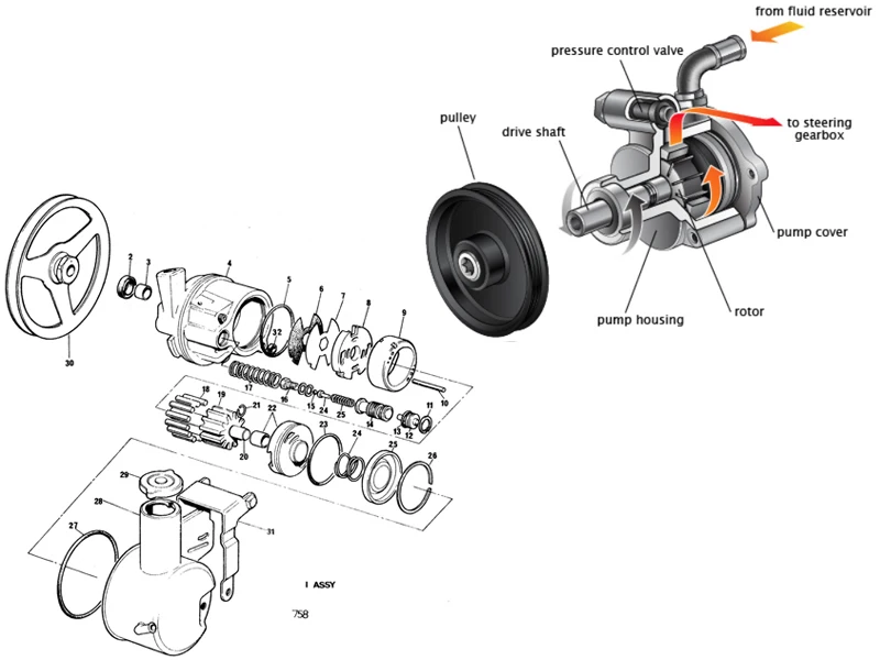 57100-2t000 571002t000 571002t 57100 2t000 Auto Parts Power Steering ...