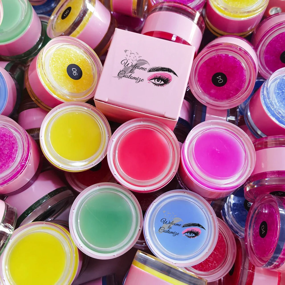 Wholesale Pink 2 In 1 Nourishing Mask Sugar Fruit Lip Balm And Scrub ...