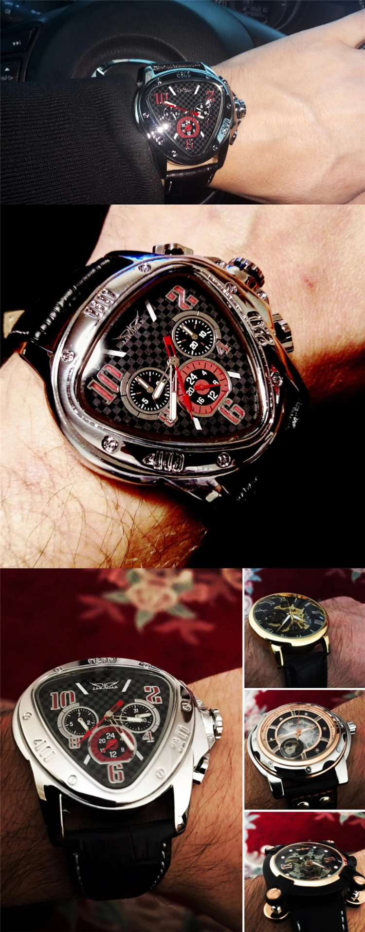 JARAGAR GMT951 Luxury Automatic Men's Mechanical Watch - Sport Racing ...