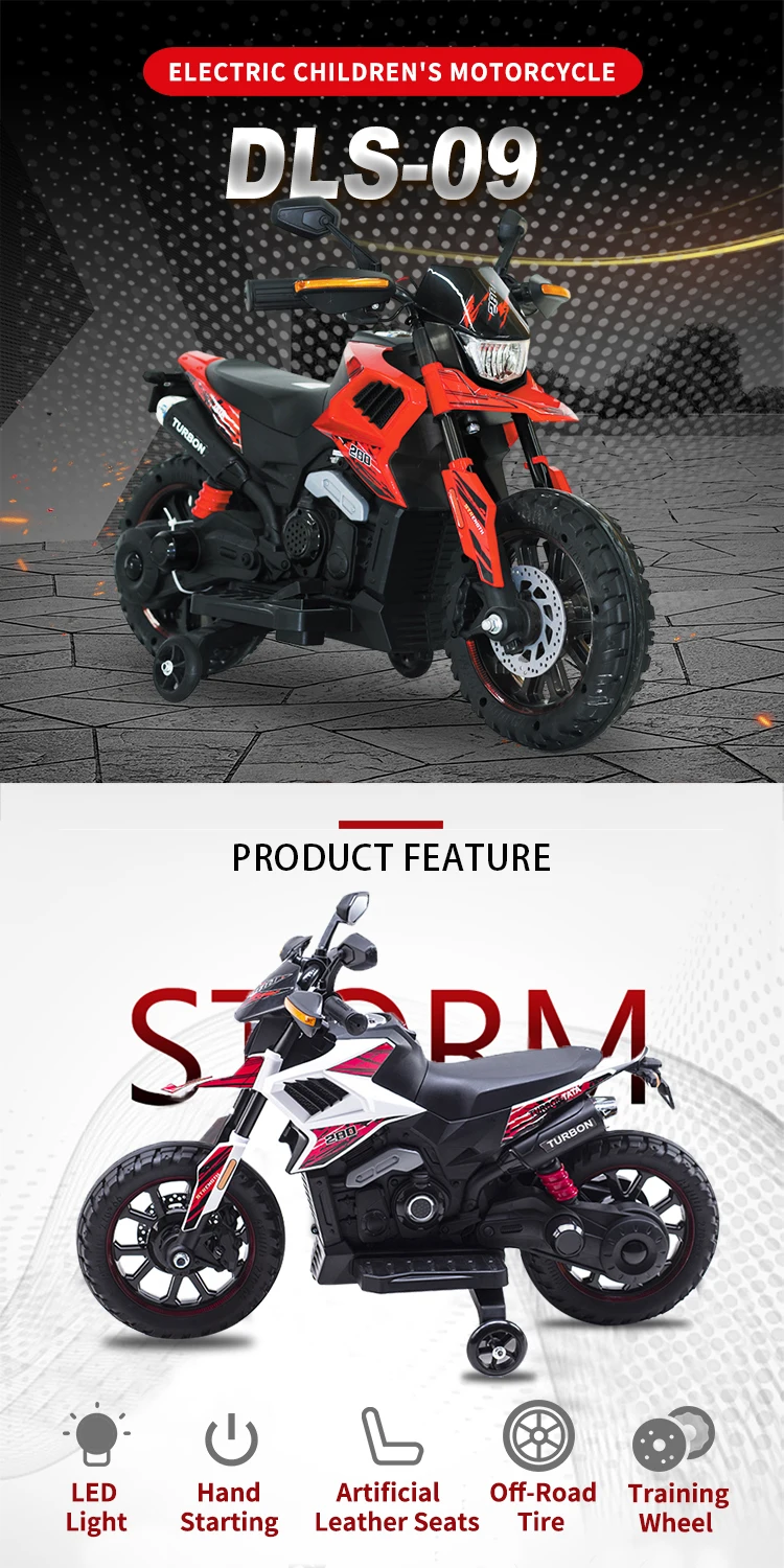 Dls Factory Wholesale 12v Battery Toys Mini Motorbike With Pedal Race ...