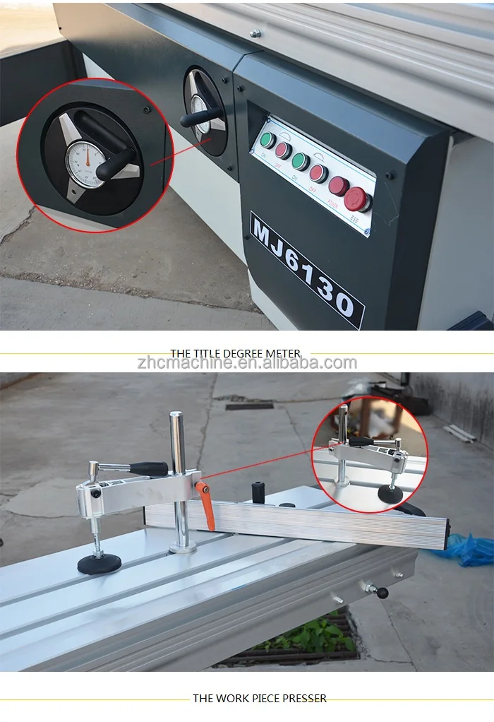 Woodworking Sliding Table Panel Saw Machine 45 Degree Table Saw Wood ...