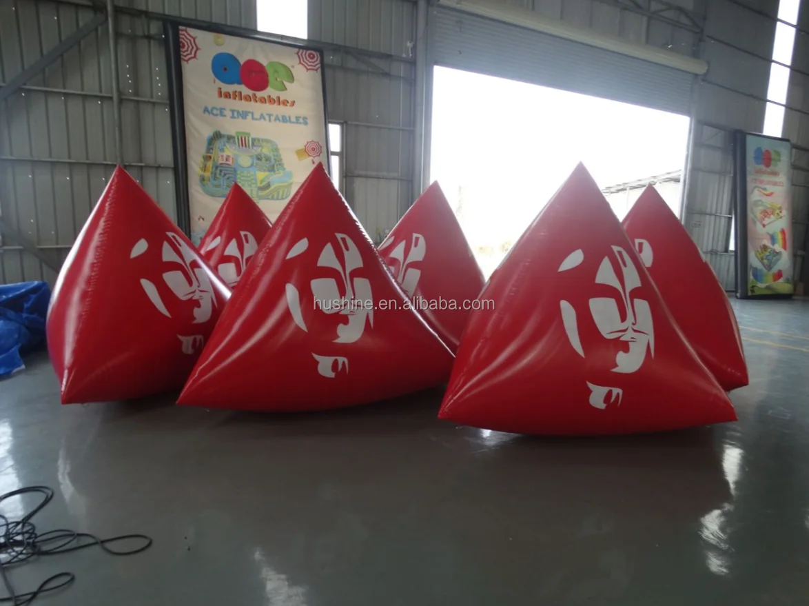 Customized Water Floating Triangle Buoy Water Inflatable Floating ...