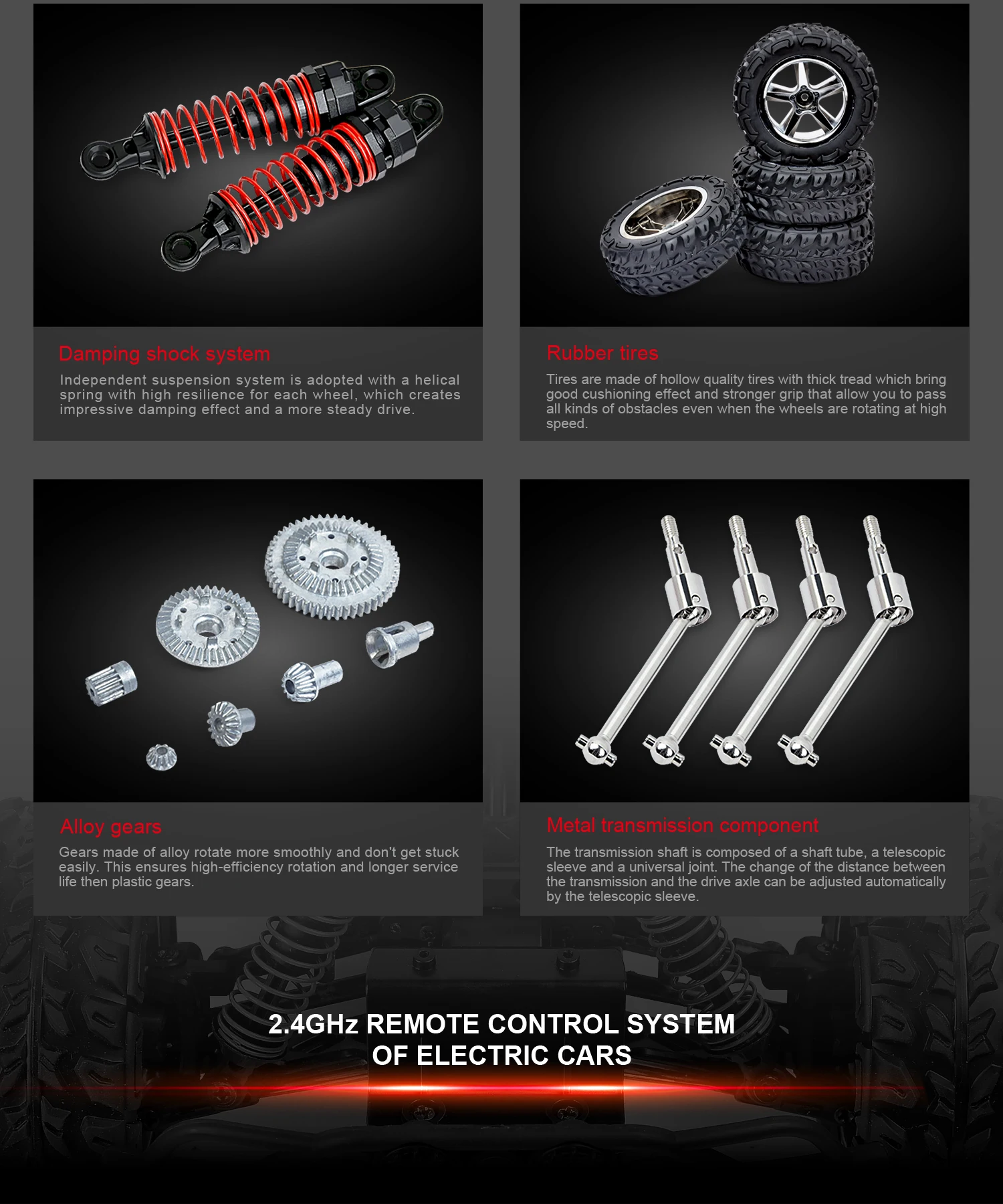 High Speed 30KM/H Desert Eagle RC Car - Adult Fun