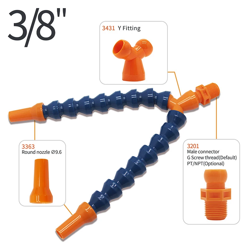 Adjustable Flexible Cooling Pipe - Plastic Coolant Hose