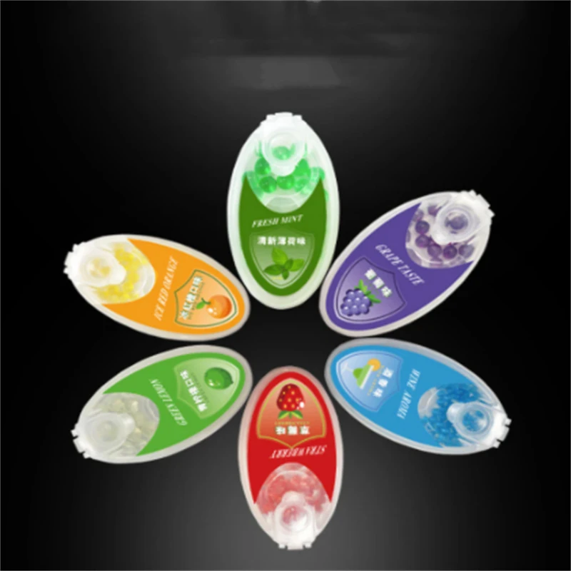 Popping Capsule Ball Mint Beads Pops Beads Fruit Flavor Cigarette ...