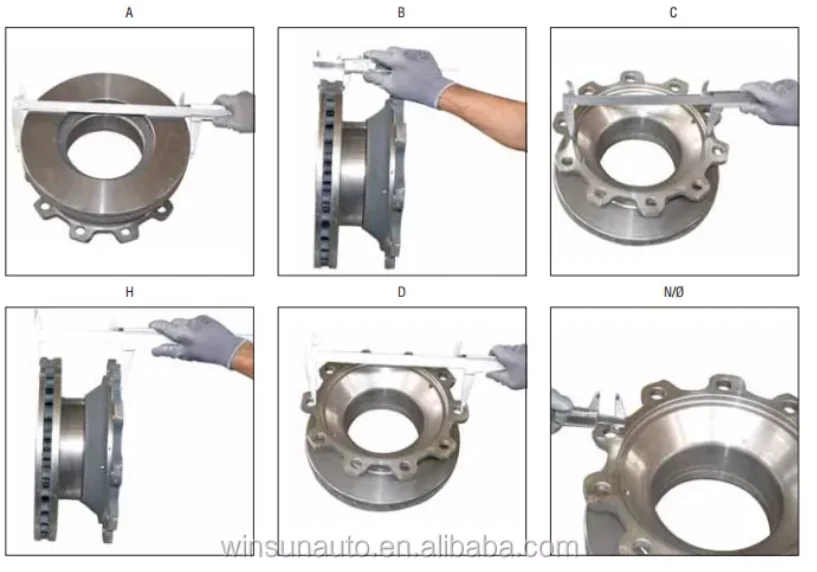 Heavy Duty Truck Brake Disc 1709060 for DAF & Iveco