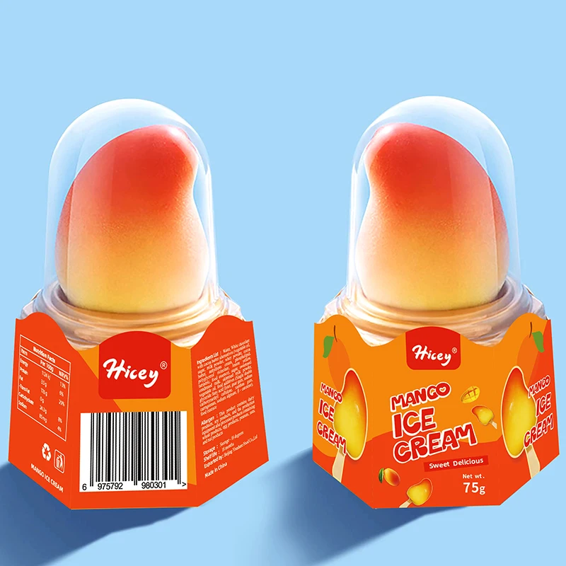 Wholesale Customized Mango Peach Flavour Ice Cream for Daily Snacking ...