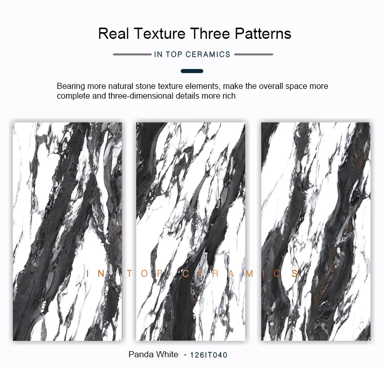 600x1200mm Panda White Full Body Marble Tile - Porcelanosa