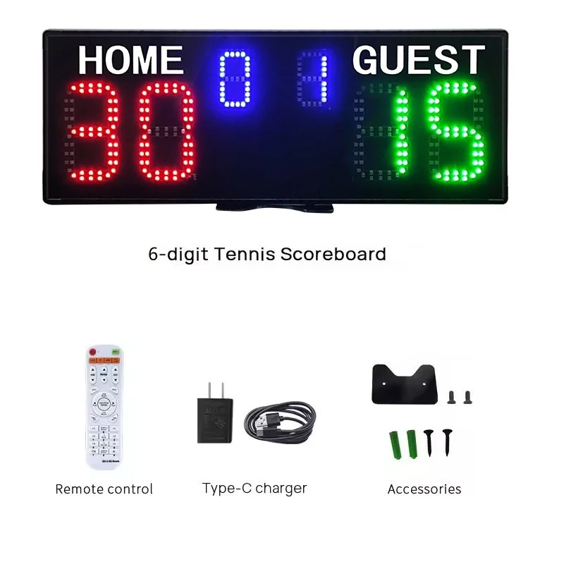 Ganxin Remote Digital Scoreboard - Portable & Wireless LED