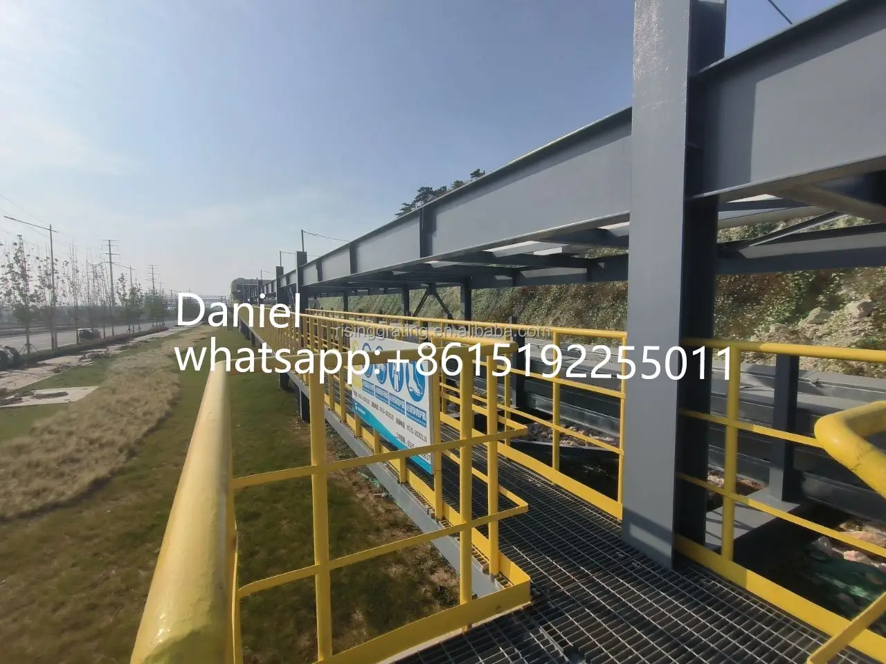 Industrial Platform Steel Handrail And Steel Frame Structure - Buy Industrial Galvanized Steel ...