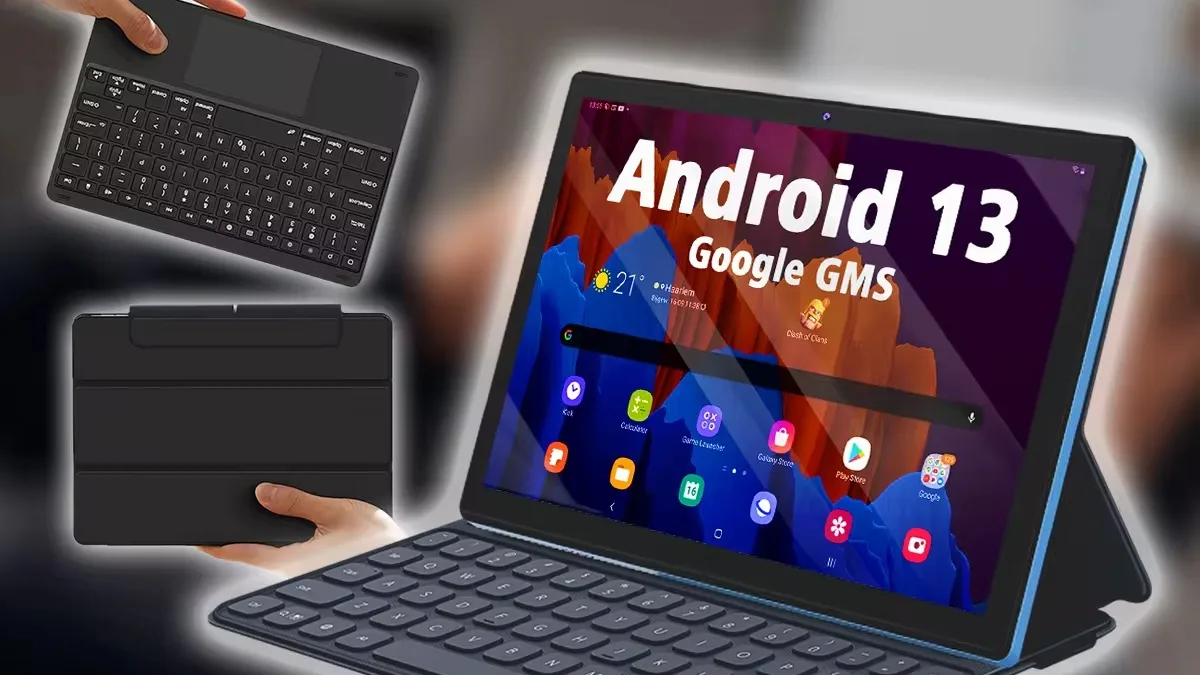 10 Inch Wifi Tablet Pc With Keyboard Android 13.0 Android Tablet Ips Hd Touch Screen Tablet For ...