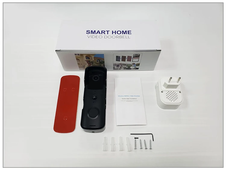 Tuya Wifi Waterproof 1080p Hd 2k Camera Wireless Smart Ring Doorbell ...