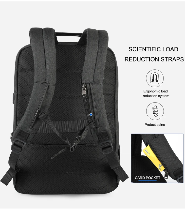 Tigernu T-B3905 Travel Waterproof Backpack - Expandable & Secure