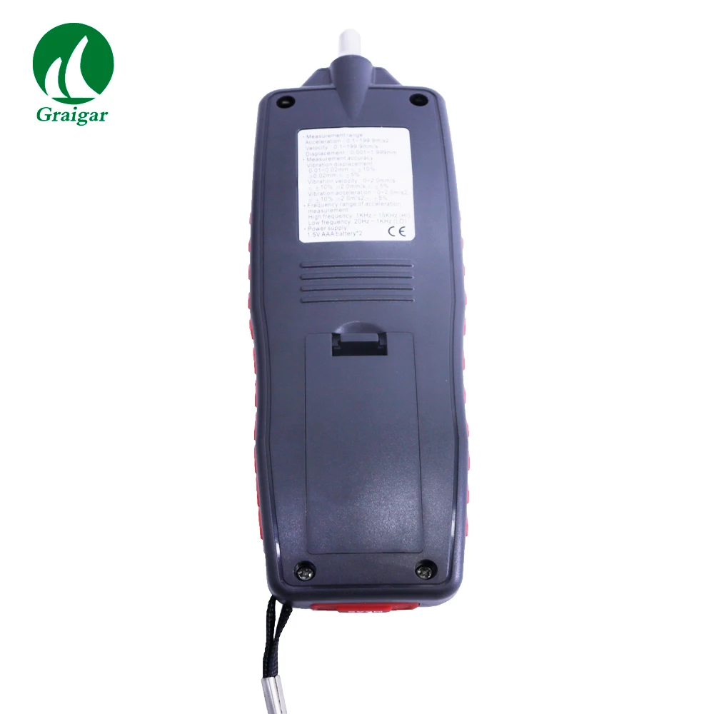 Wt63b Digital Vibration Meter Vibration Analyzer Testing Equipment 0 1~1999 9m S 2 With Lcd