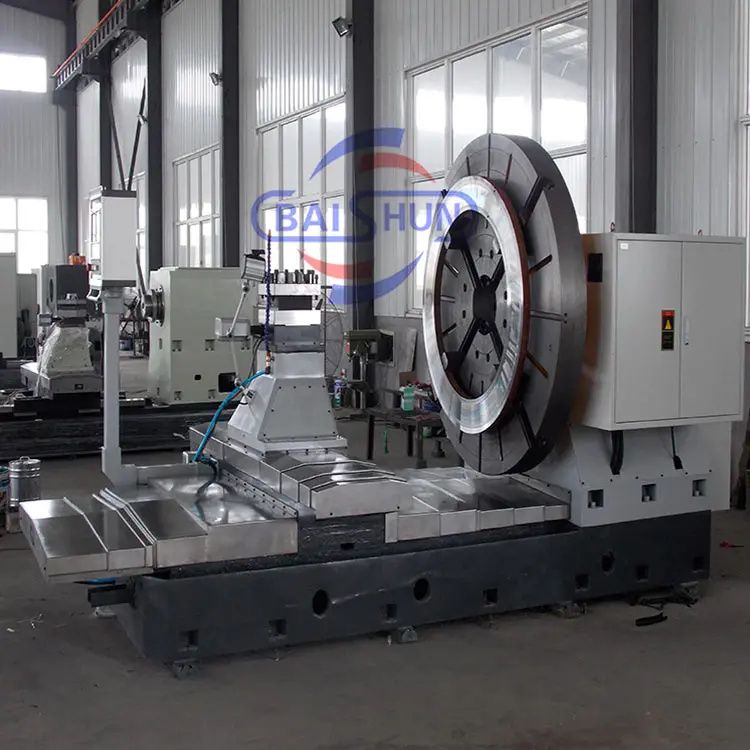 High Quality Flange Facing Lathe Horizontal Cnc Lathe With Milling ...