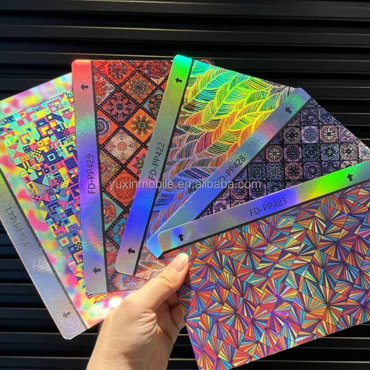 Nano Hydrogel Design Colorful Mobile 3d Back Sticker Film