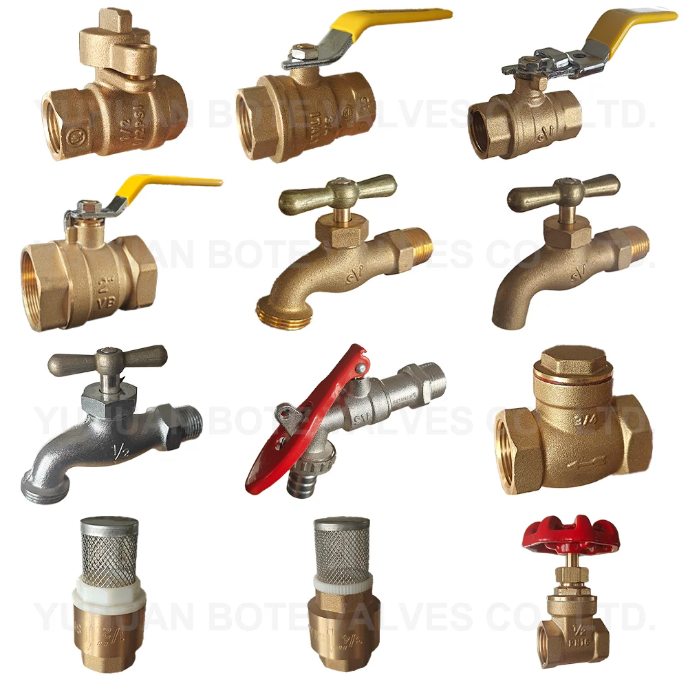 OEM ODM Brass Ball Valve PN40 1/2 Inch 4 Inch Full Port Forged Brass ...