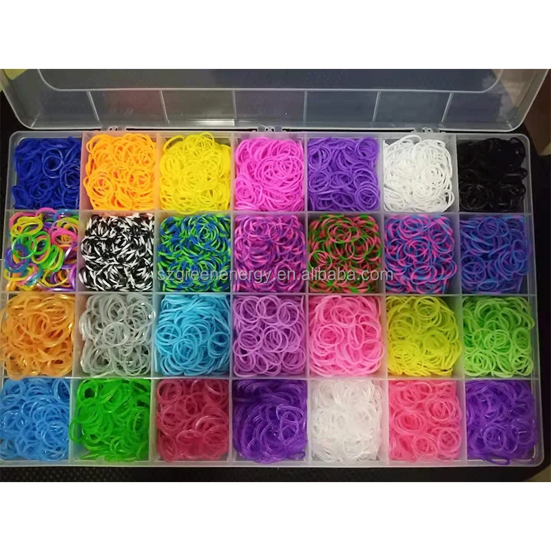 Rubber Band Bracelet Kit With Container,Bracelet Making Refill Kit For ...