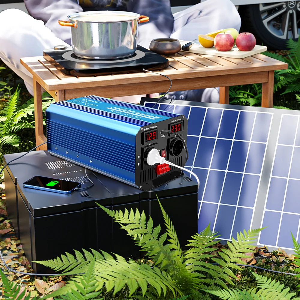 Hot Sale 1000w 1500w 2000w 3000w Rv Solar 24v Pure Sine Wave Inverter ...