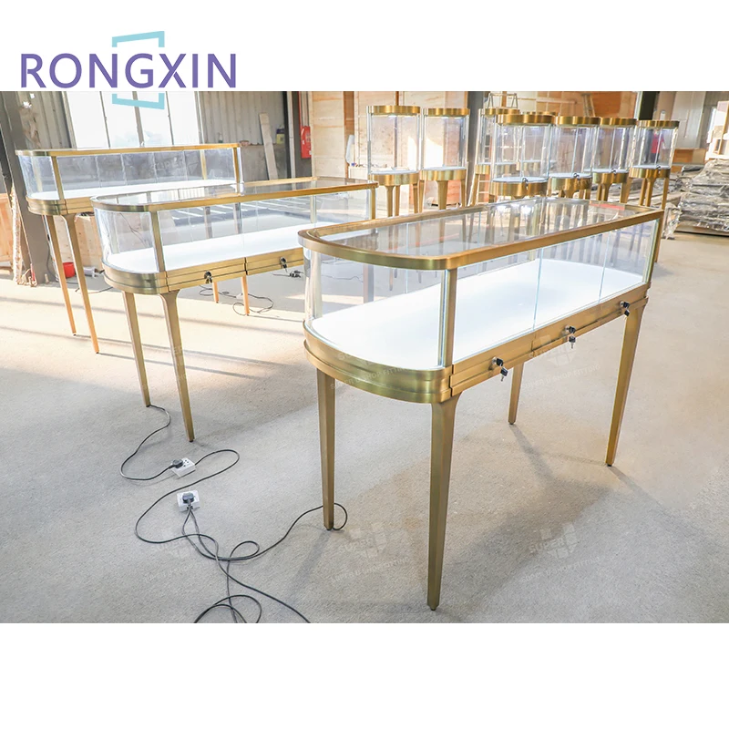 Luxury Custom Jewelry Display Case Jewellery Shop Display Cabinet ...